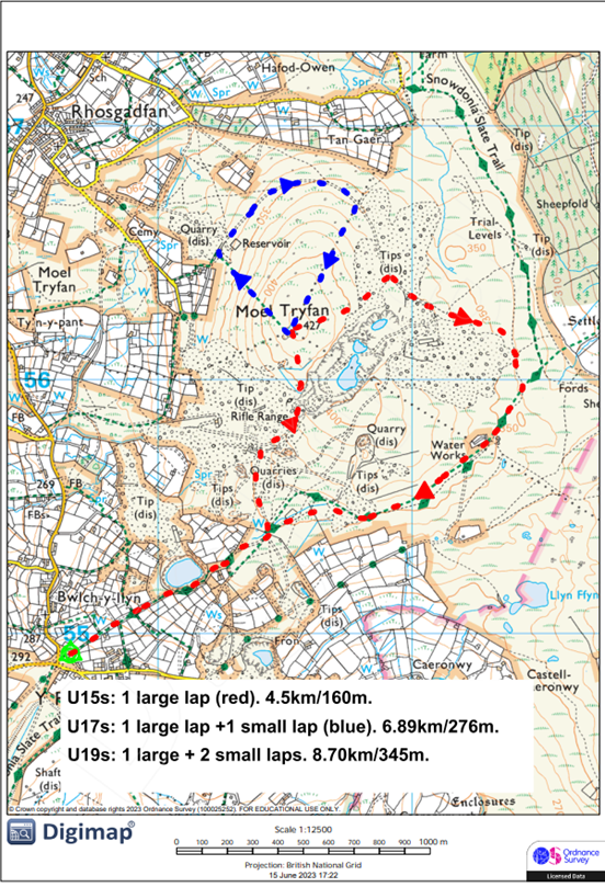 Welsh Athletics Junior Mountain Running Championships 2023